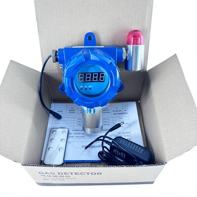 Chlorine Gas Detector CL2 Detector with 0-50PPM Infrared Remote Control ...