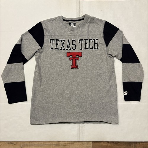 Texas Tech Shirt Adult Large Red Raiders Long Sleeve Mens Womens Retro ...