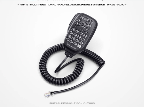 HM-151 Handheld Mic Microphone for ICOM IC-7100 IC7000 short wave Radio ...