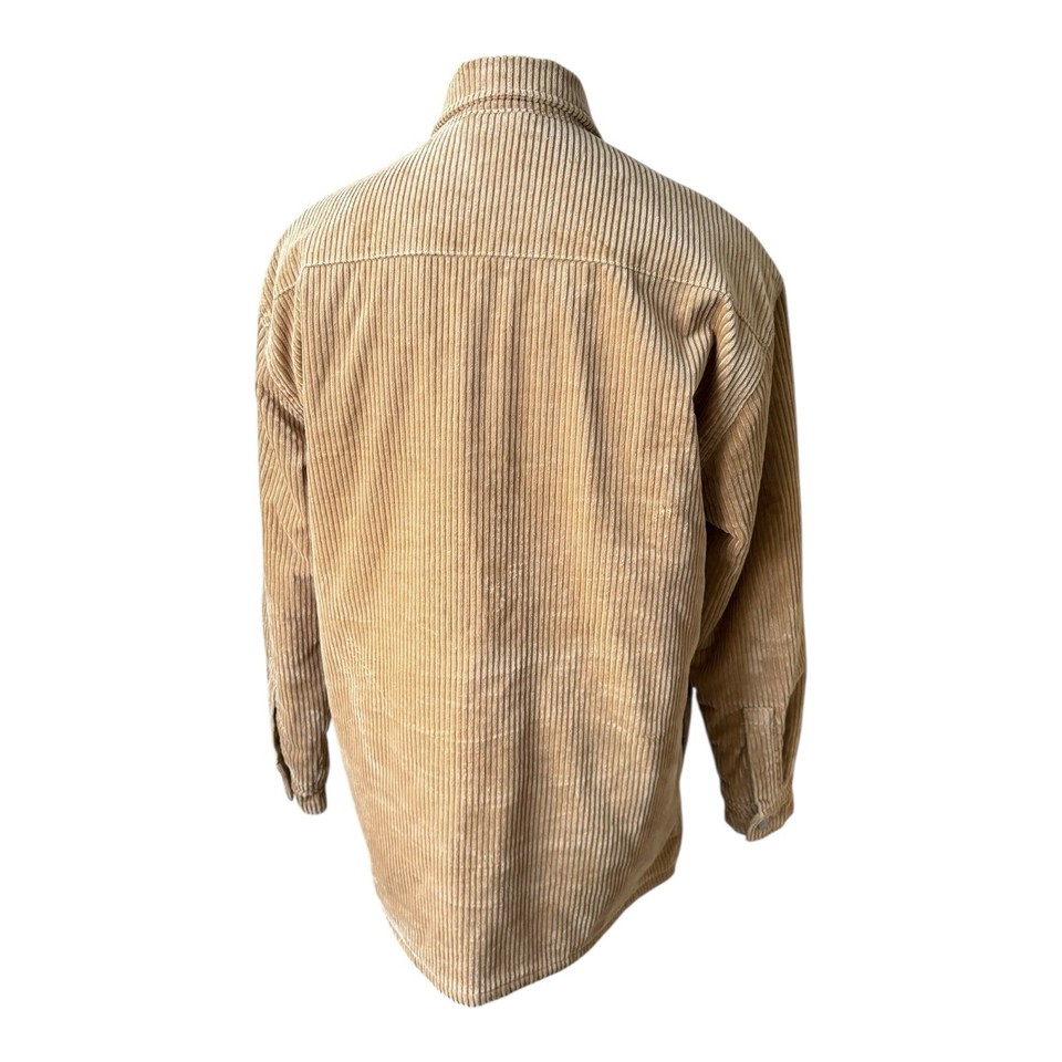 Levis Corduroy Overshirt Cord Shacket Quilted Jacket Brown Ofarrel Size ...