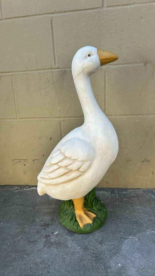 Latex and fiberglass backer mold new porche goose mold 24" tall | eBay