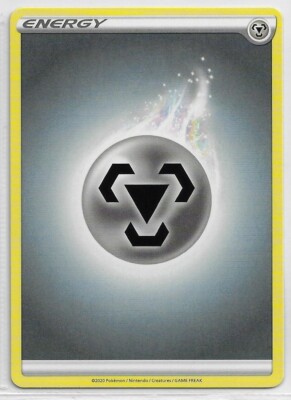 POKEMON TCG Sword & Shield - Rebel Clash NM 2020 Common Basic METAL ...