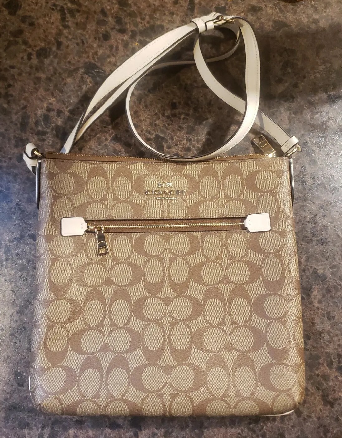 Coach C1554 Rowan File Bag in Signature Canvas Crossb… - Gem