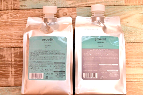 LebeL Pro Edit Care Works Shampoo Soft Fit 1000ml + Treatment 1000g | eBay