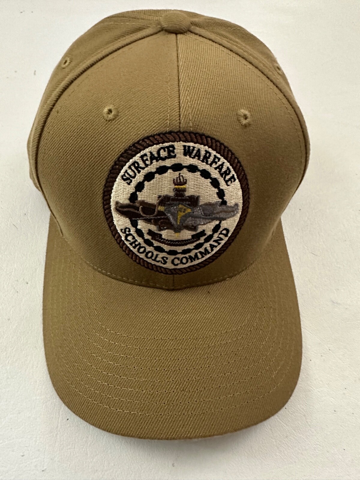 SURFACE WARFARE SCHOOL COMMAND SAN DIEGO The Corps Beige Baseball Cap ...