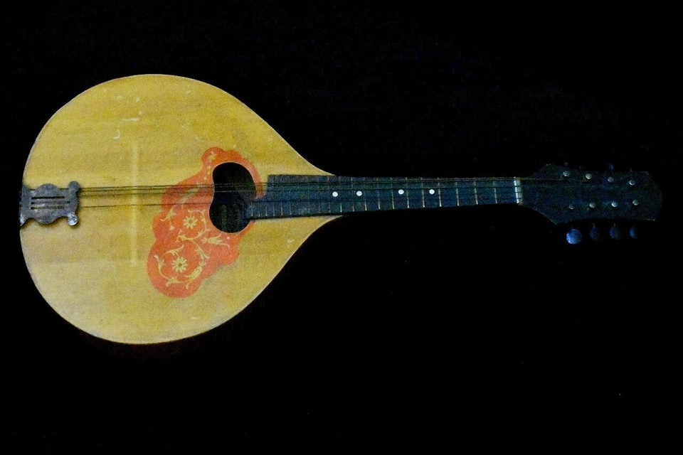 Vintage Old Large Mandolin 8 Strings Musical Instrument 24 inches | eBay