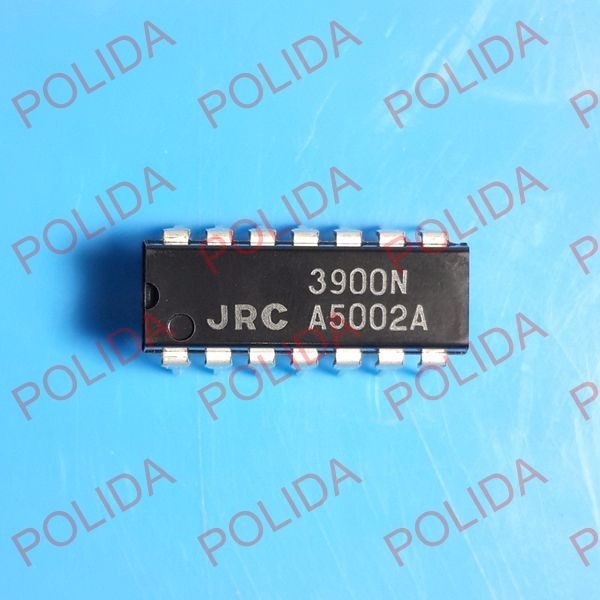 10PCS OP AMP IC JRC DIP-14 NJM3900N JRC3900N 3900N ( replacement ...
