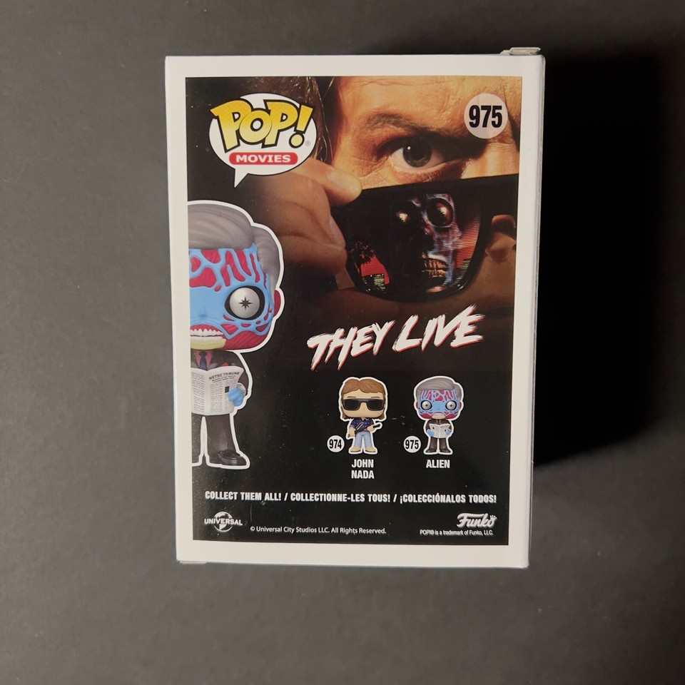 Funko Pop Movies They Live Alien #975 Vinyl Toy Figure | eBay