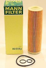 (QTY 2) Mercedes Benz C250 SLK250 MANN Engine Oil Filter Element HU514Y ...