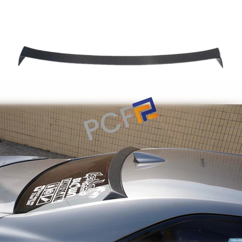 For Cadillac ATS Real Carbon Fiber Rear Roof Spoiler Window Wing 2013 ...