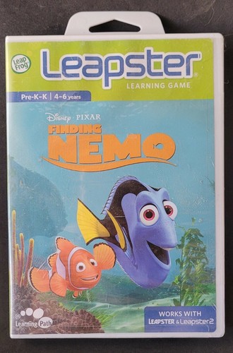 LEAPFROG Leapster "FINDING NEMO" Learning Game Cartridge 2008 BRAND NEW ...