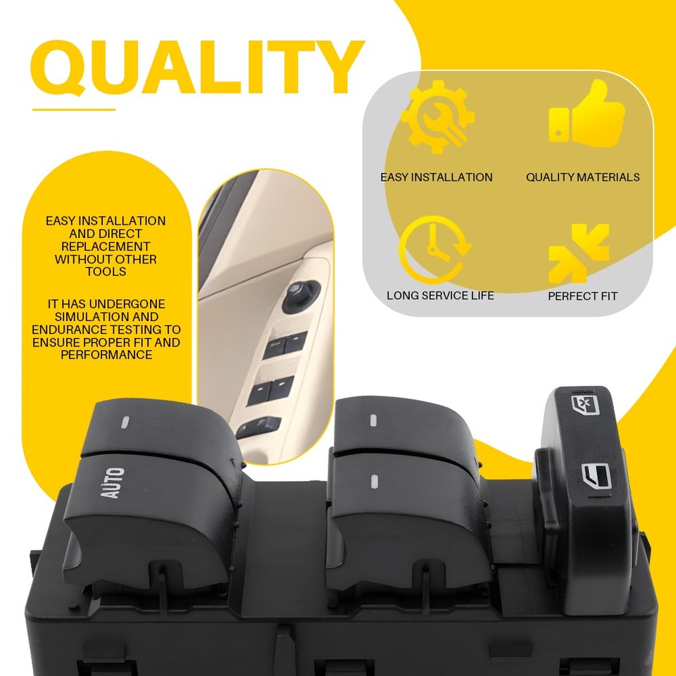 Driver Side Master Control Window Switch For Ford F250 F550 Super Duty ...