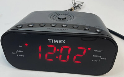 Timex T231Y Alarm Clock Radio 2 Alarm Radio Buzzer Display Dimmer ...