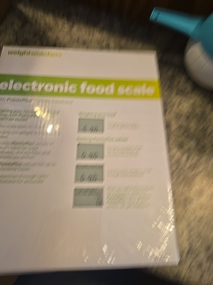 New Weight Watchers Electronic Food Scale With PointsPlus Values Sealed ...