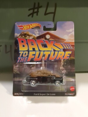 HOT WHEELS PREMIUM REAL RIDERS BACK TO THE FUTURE FORD SUPER DE LUXE ...