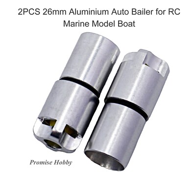 2PCS Aluminium Auto Bailer for Electric Nitro Gas RC Marine Model Boats ...