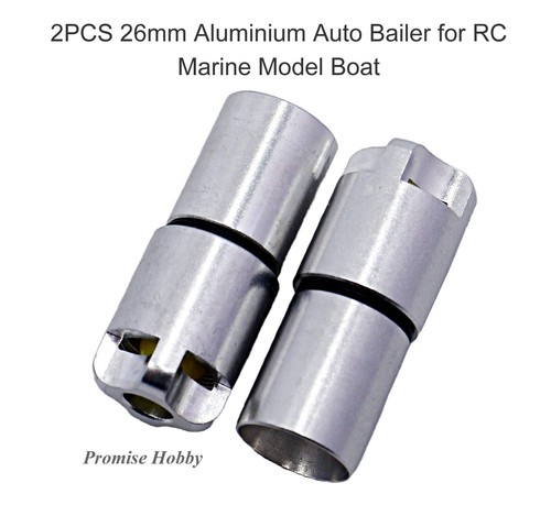 2PCS Aluminium Auto Bailer for Electric Nitro Gas RC Marine Model Boats ...