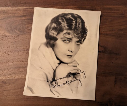 1920s Vintage Original VILMA BANKY Silent Movie Film Fan Photograph 7. ...