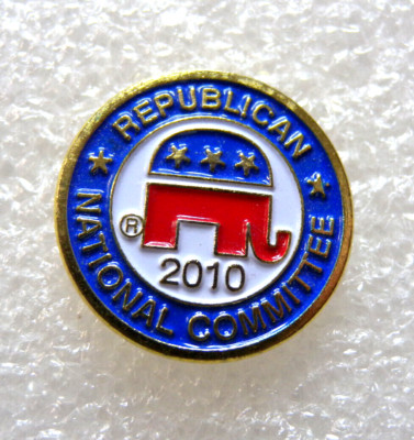 2010 Republican National Committee Convention Enamel Hat Lapel Pin ...