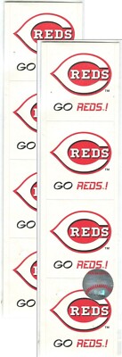 Cincinnati Reds, MLB Baseball, 8 logo stickers, Scrapbook | eBay