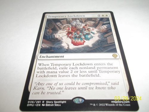Temporary Lockdown Dominaria United x1 NM | eBay