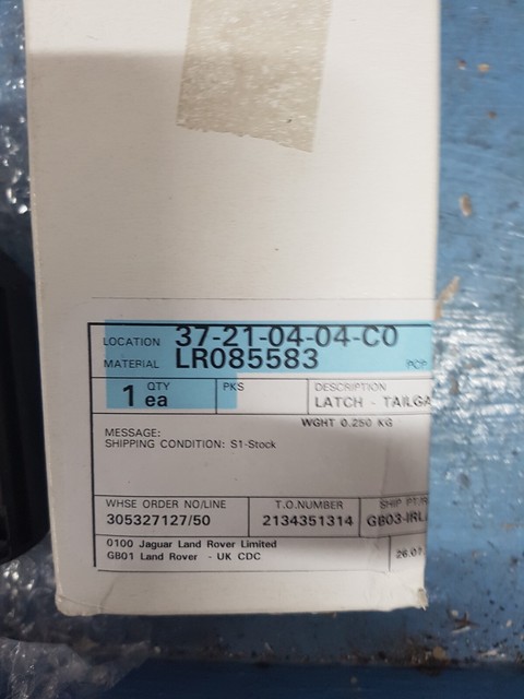 Land Rover Discovery 4 L319 Tailgate Right Latch LR085583 Genuine for ...