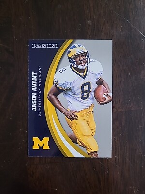 2015 Panini Collegiate Michigan Jason Avant #20 Silver Parallel SP | eBay
