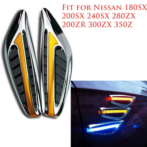LED Side Indicators Light Amber For Nissan 180SX 200SX 240SX 280ZX ...