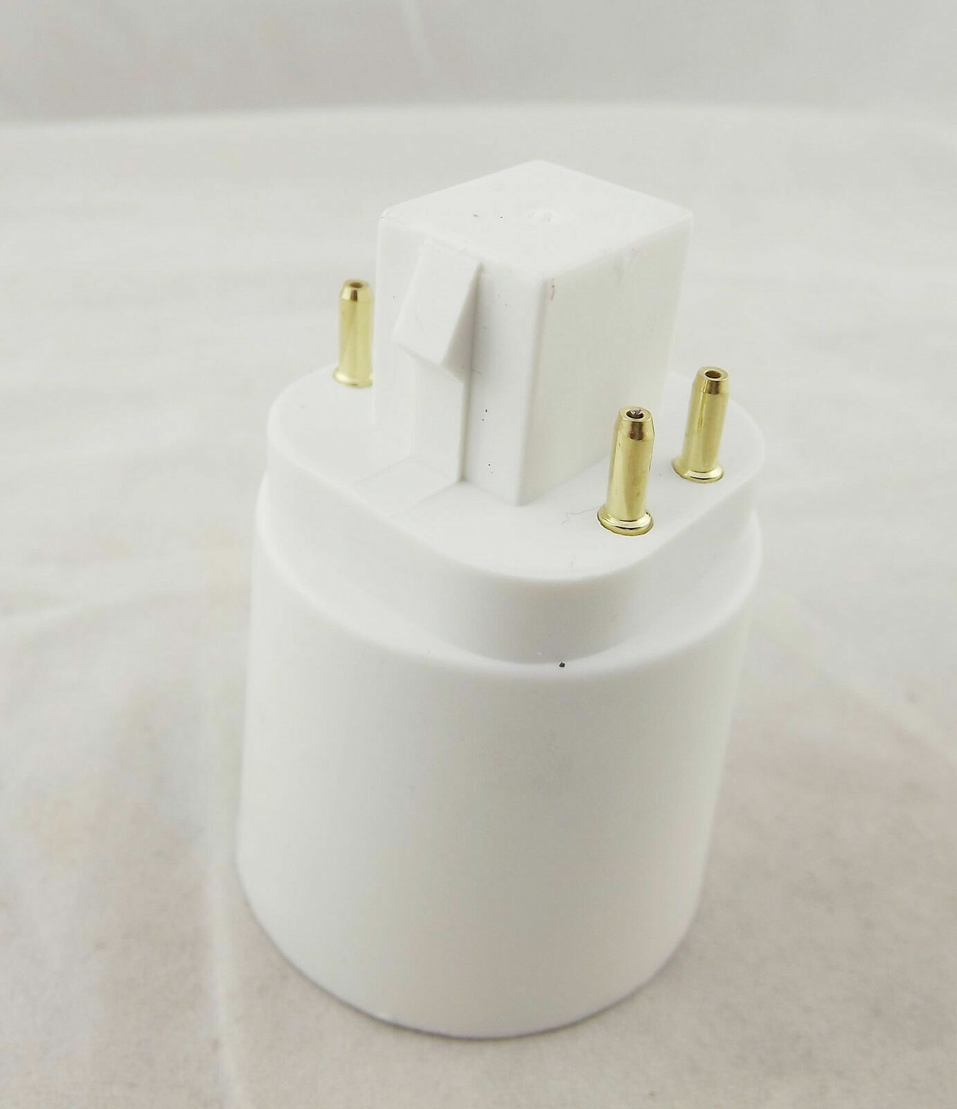 10x G24q 4Pin 15mm To E27 E26 Screw LED Light Bulb Lamp Adapter ...