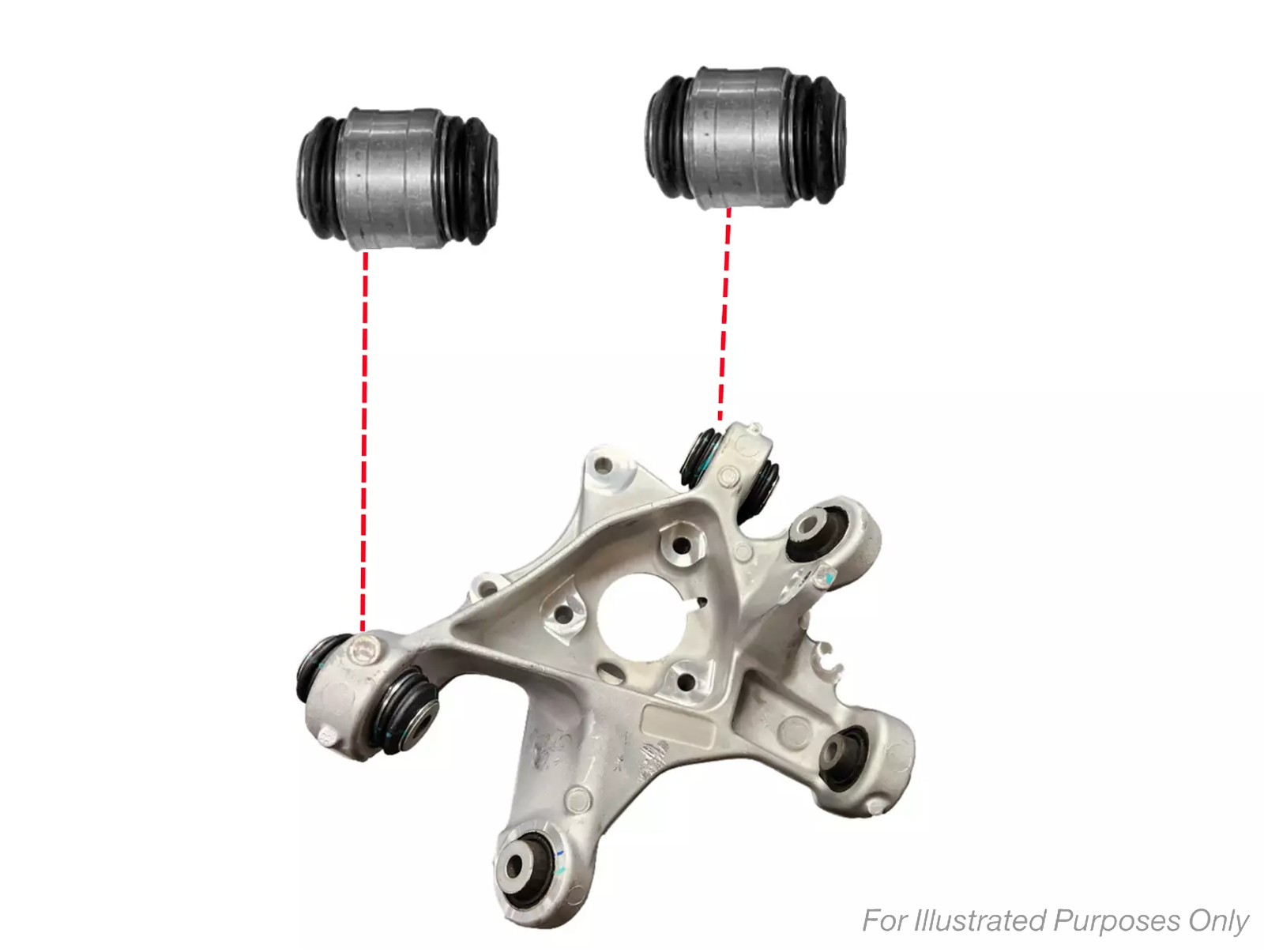 FOR TESLA MODEL 3 Y 5YJY 2018-REAR AXLE RH LH KNUCKLE HUB BUSHES X2 | eBay