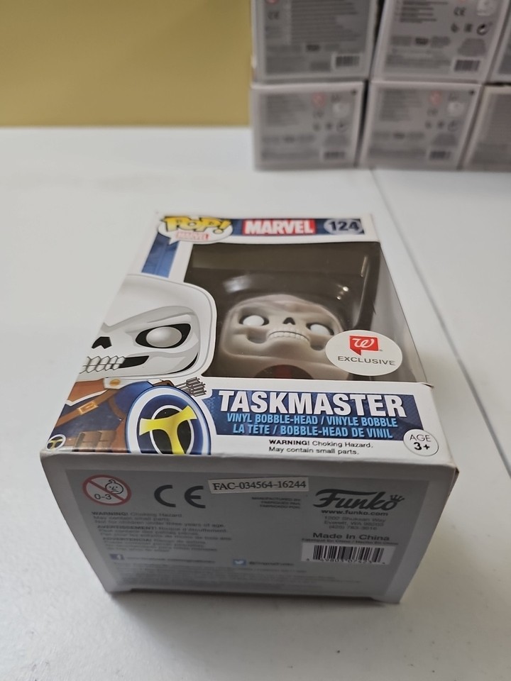 Funko Pop! Marvel 124 Taskmaster Walgreens Exclusive Vinyl Figure New ...