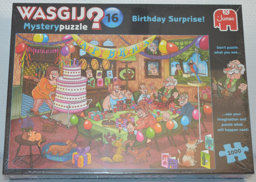 Jumbo 19165 puzzle 1000 pieces WASGIJ? 16 Mystery Birthday Surprise ...
