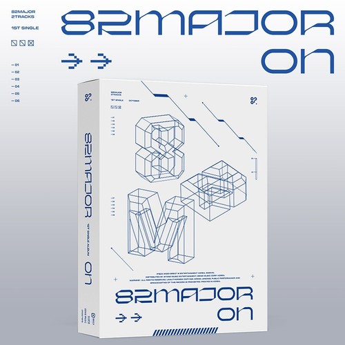 82MAJOR [ON] 1st Single Album CD+2 P.Book+Photo+5 Card+Pass+Claim ...