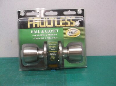 Faultless Tulip Metal Passage Door Knob ts630 699-5575 | eBay