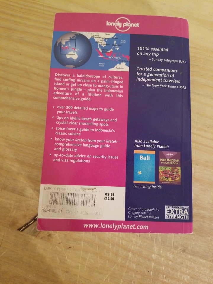 Lonely Planet Indonesia (Travel Guide) 9781743210284| eBay