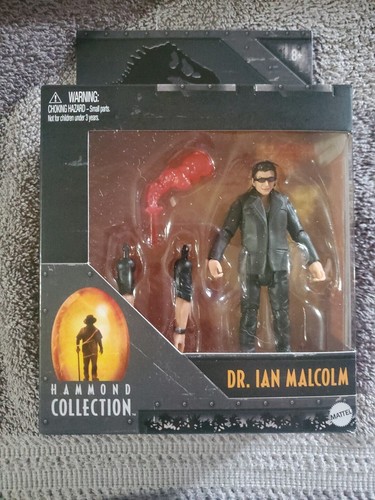 New Dr. Ian Malcolm Figure - Mattel Jurassic Park - Hammond Collection ...