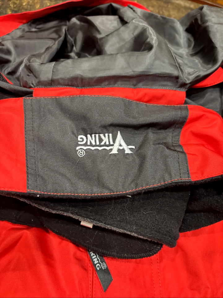 VIKING Tempest Trizone 858JBR Black & Red Jacket Coat Waterproof Fleece ...