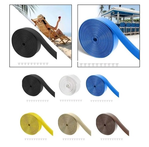 10ft Cuttable PVC Straps for Beach Chairs Easy Installation and Repair ...