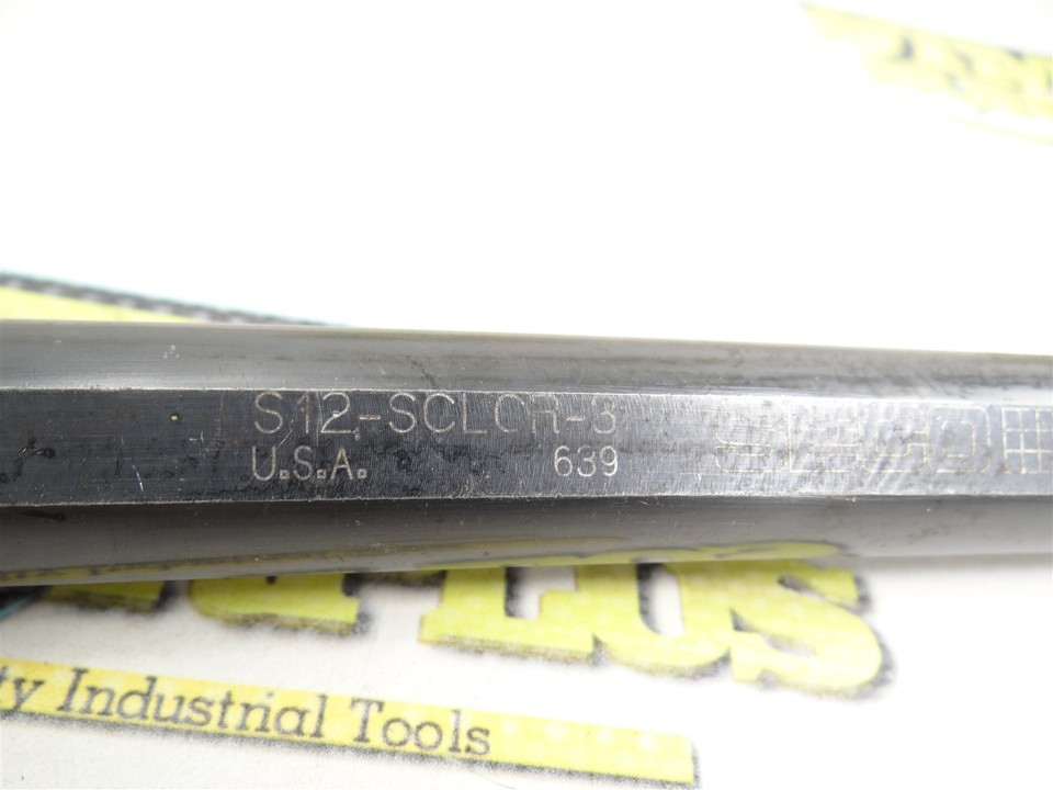 SECO USA INDEXABLE BORING BAR 3/4" SHANK MODEL S12-SCLCR3 | eBay
