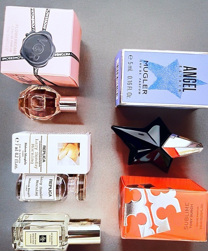 Mini Perfume Travel Size Women’s 5PC High-End Set Mugler Malone Replica ...