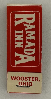 VINTAGE MATCHBOOK - Ramada Inn - Wooster, Ohio - Unstruck - Full | eBay