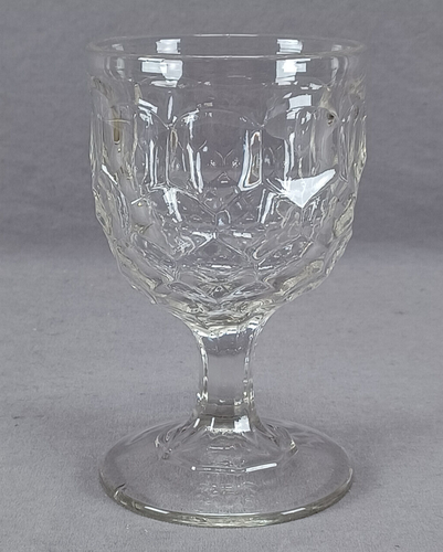 EAPG Honeycomb Pattern Unknown Manufacturer Water Goblet Circa 1880s | eBay