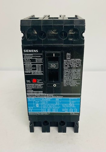 ED63B030L Siemens Circuit Breaker ED43B030 30A 480V 3P New in box Free ...