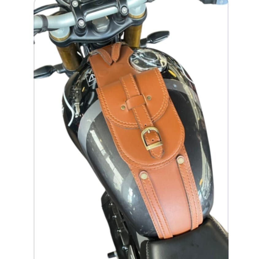 Tank Strap Bag Speed400 (Real Leather) for Triumph Speed 400 ...