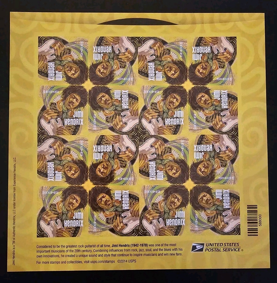 Jimi Hendrix Stamp