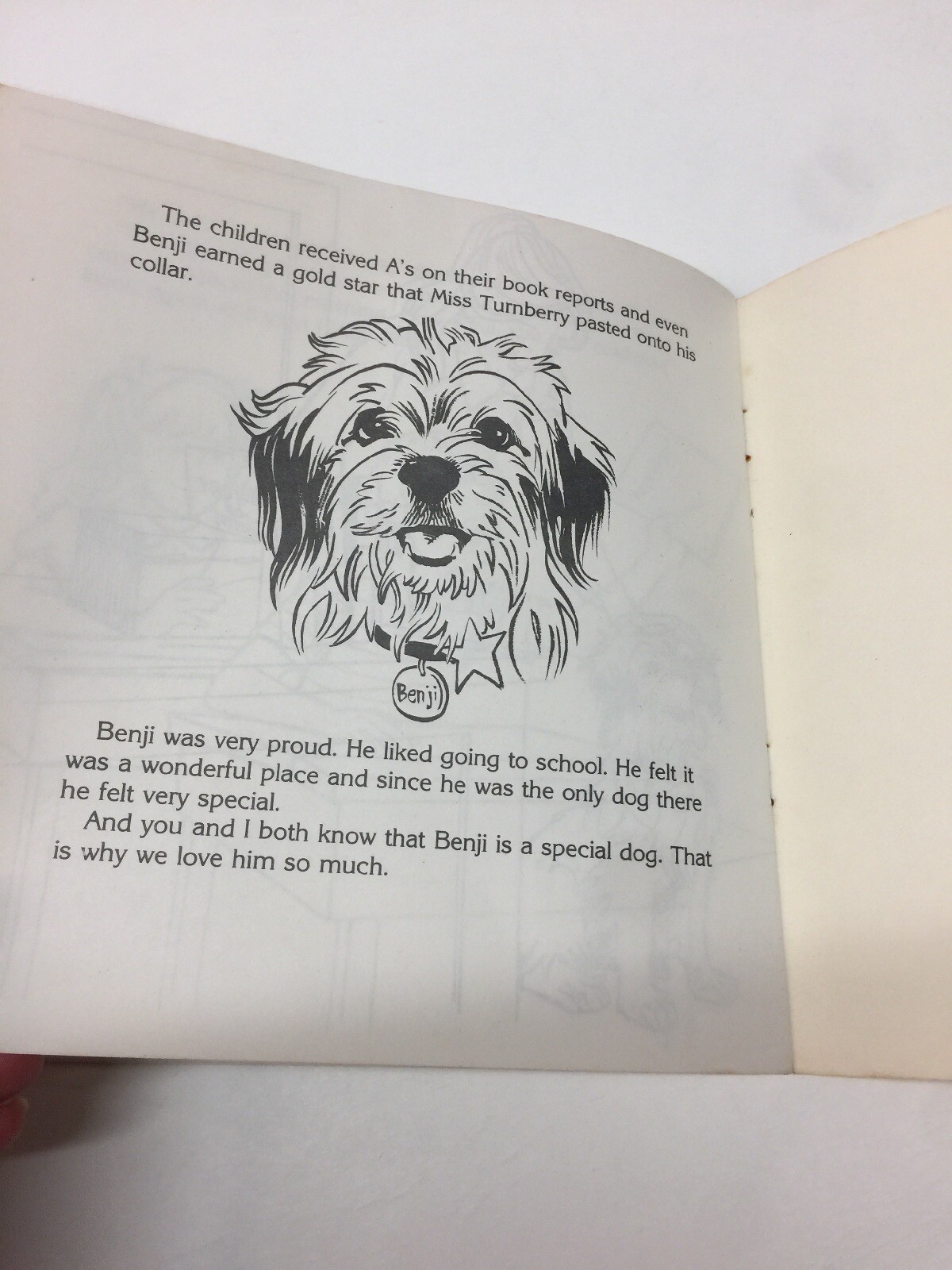 Vintage BENJI GOES TO SCHOOL See Hear Read Book and 33 Record Set ...