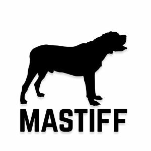 Mastiff Decal Sticker Window VINYL DECAL STICKER Car | eBay