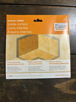 Schluter KERDI - Inside Corner Waterproofing 2-pack - KERECK/FI2 | eBay