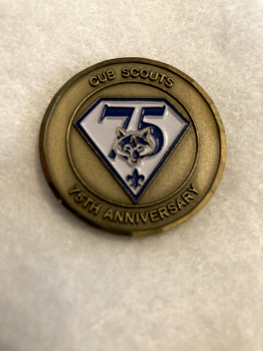 (92) 75th anniversary of Cub Scouting coin | eBay