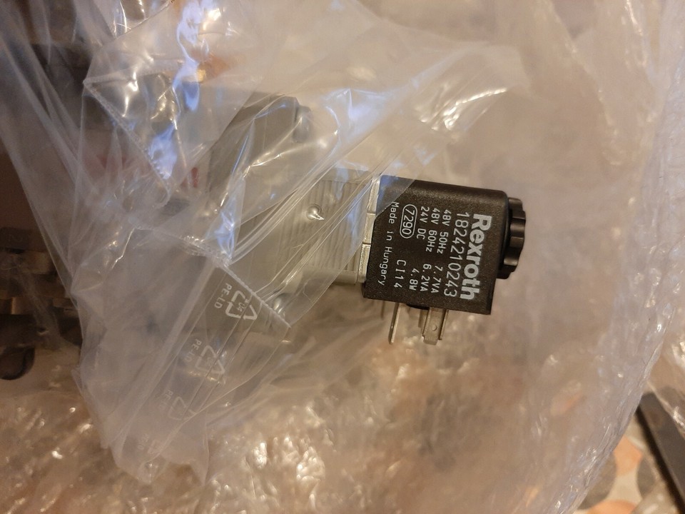 REXROTH 9180 PNEUMATIC , HYDRAULIC VALVE 10 BAR PART NO.0820-023502 ...